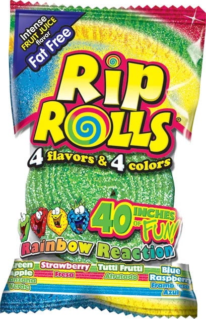 Rainbow Reaction Rip Rolls | Garrison Goodies